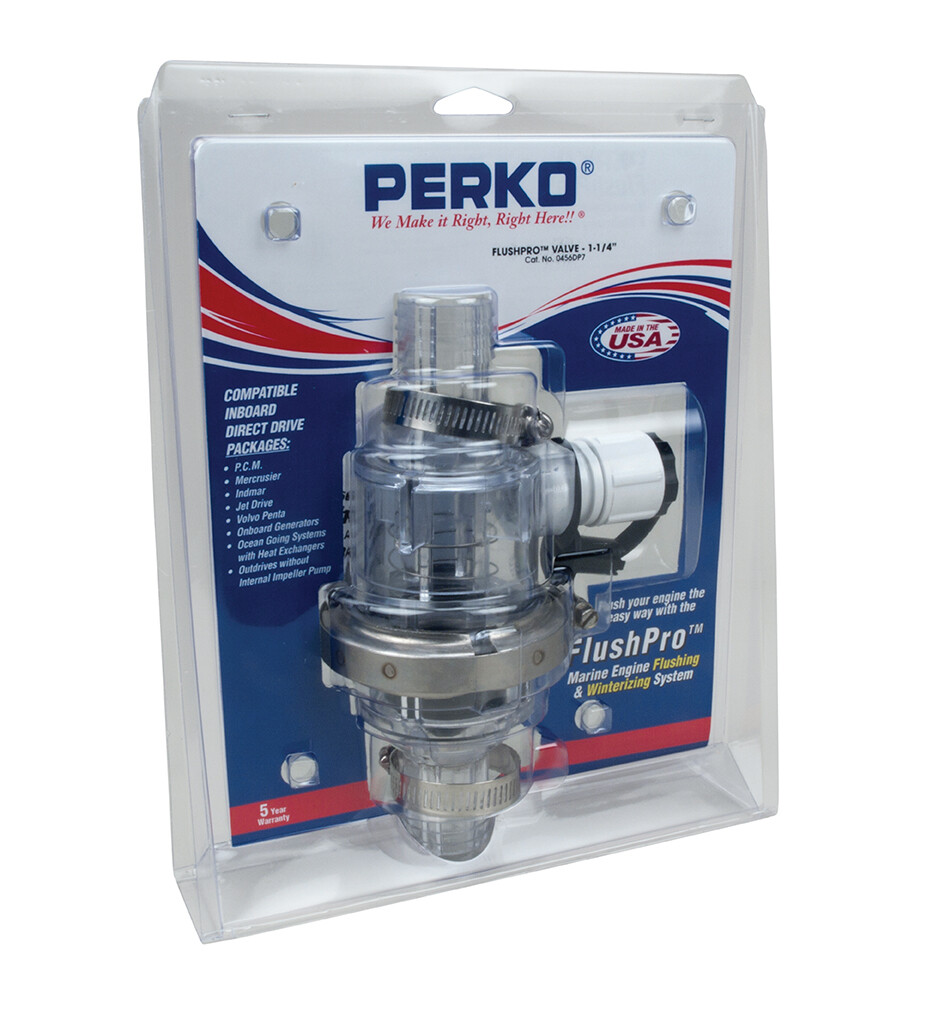 Perko 0456DP7 Engine Flushing KIT 1-1/4"Hose Flush Pro Mercruiser GM ...