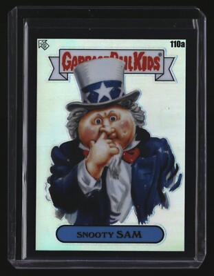 Garbage Pail Kids SNOOTY SAM 110a (2020 GPK Chrome Series 3) Black ...