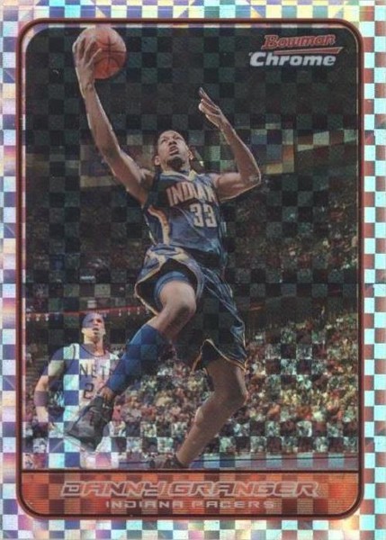 2006-07 Bowman Draft Picks & Stars - Chrome X-Fractor #78 Danny Granger ...