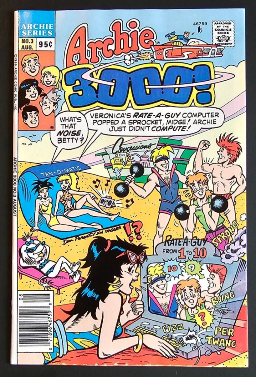 Archie 3000! #3 Aug 1989 Archie Series Comics | eBay