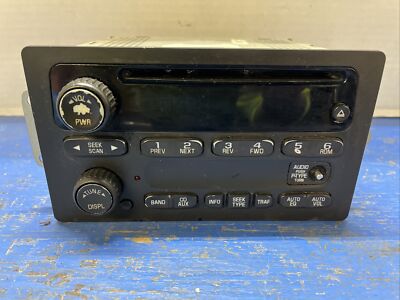 03 04 05 06 07 GMC CHEVY SIERRA TAHOE YUKON SILVERADO STEREO RADIO CD ...