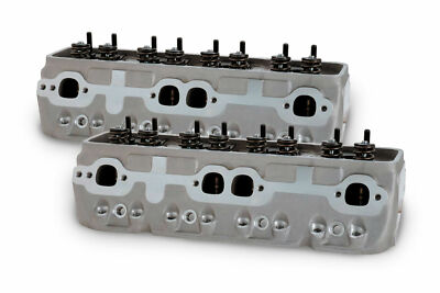 PSM Aluminum Cylinder Heads Chevy SBC 350 Complete Set 64cc 210cc ...