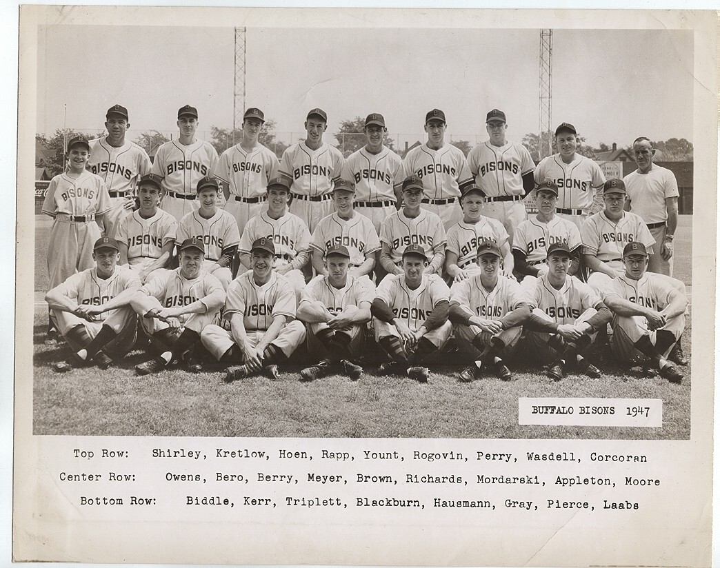 1947 BUFFALO BISONS TEAM PICTURE OFFERMANN 8 X 10 PREMIUM | eBay