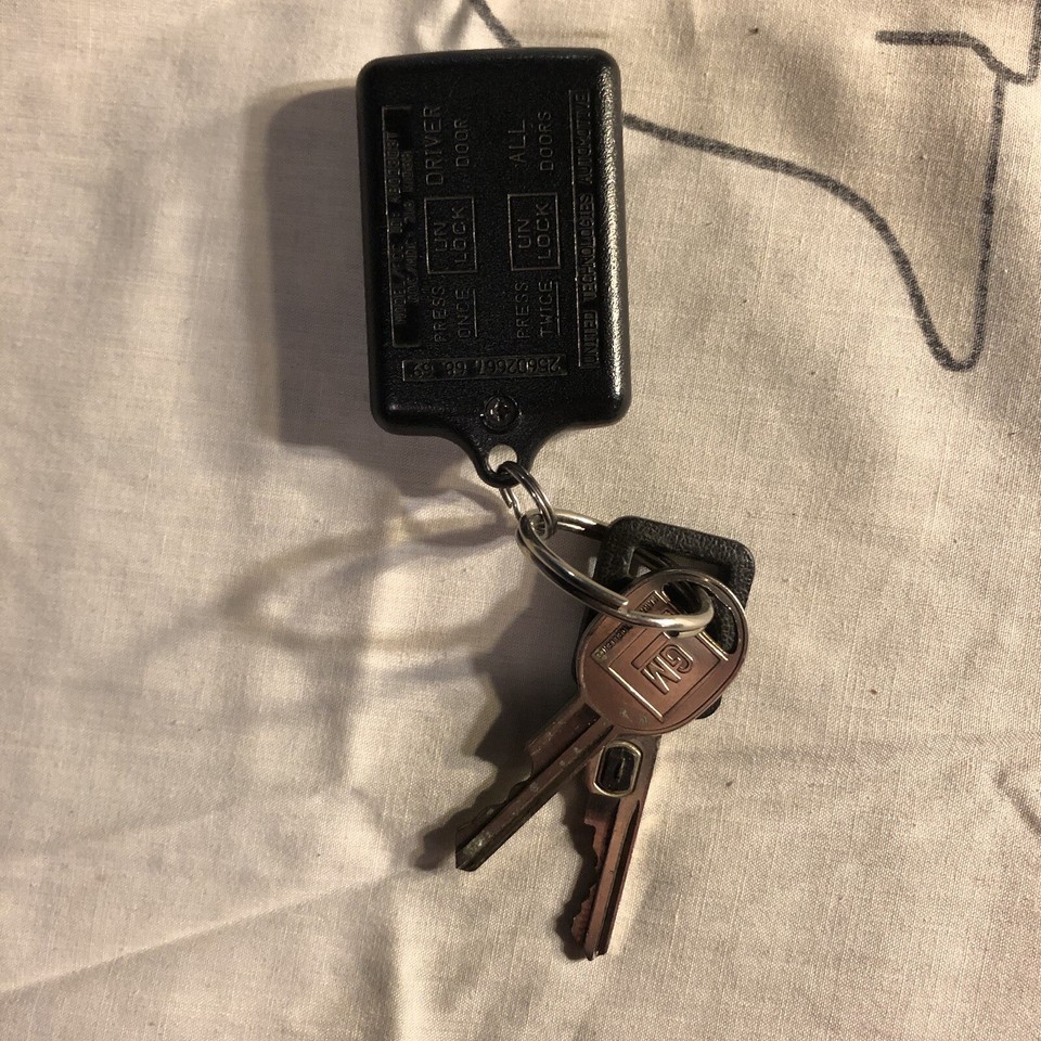 Vntg OEM 1993 Buick LaSabre Key Set Fob Resistor Valet Lot Keychain ...