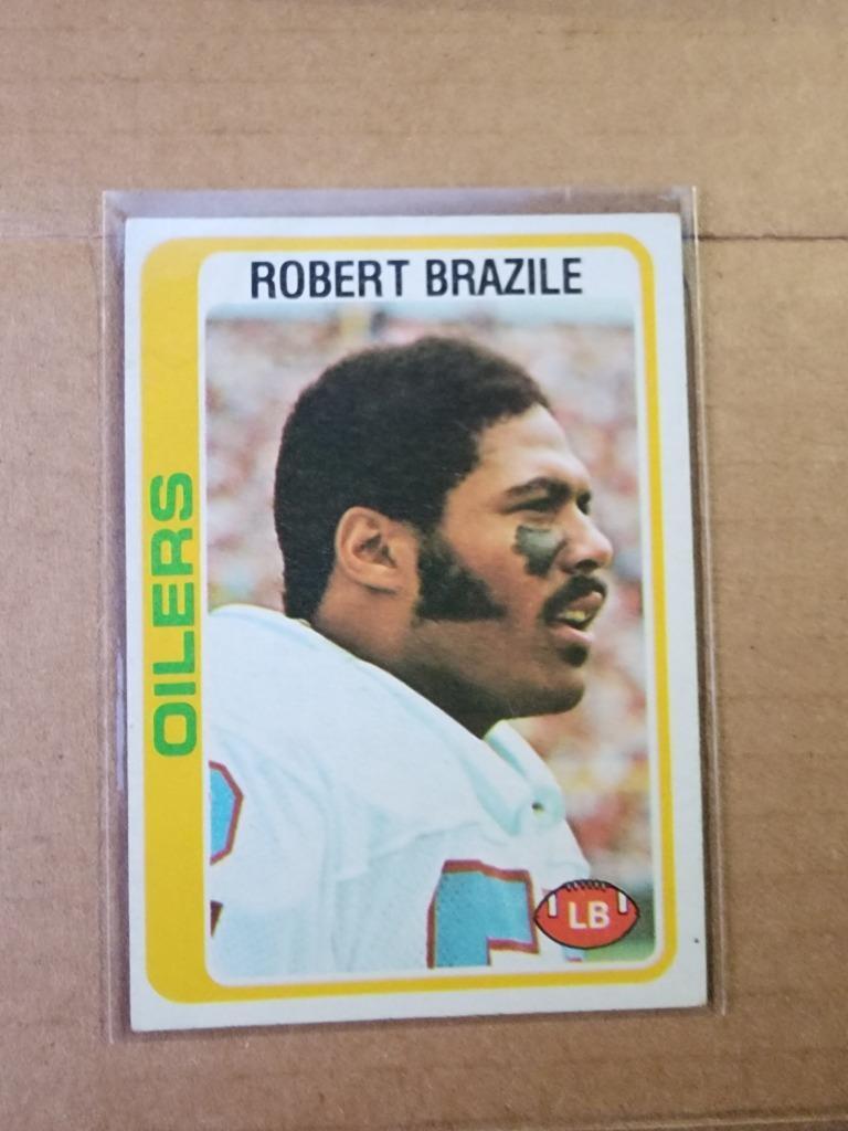 ROBERT BRAZILE 1978 Topps Football #337 BUY ANY 2 ITEMS FOR 50% OFF ...