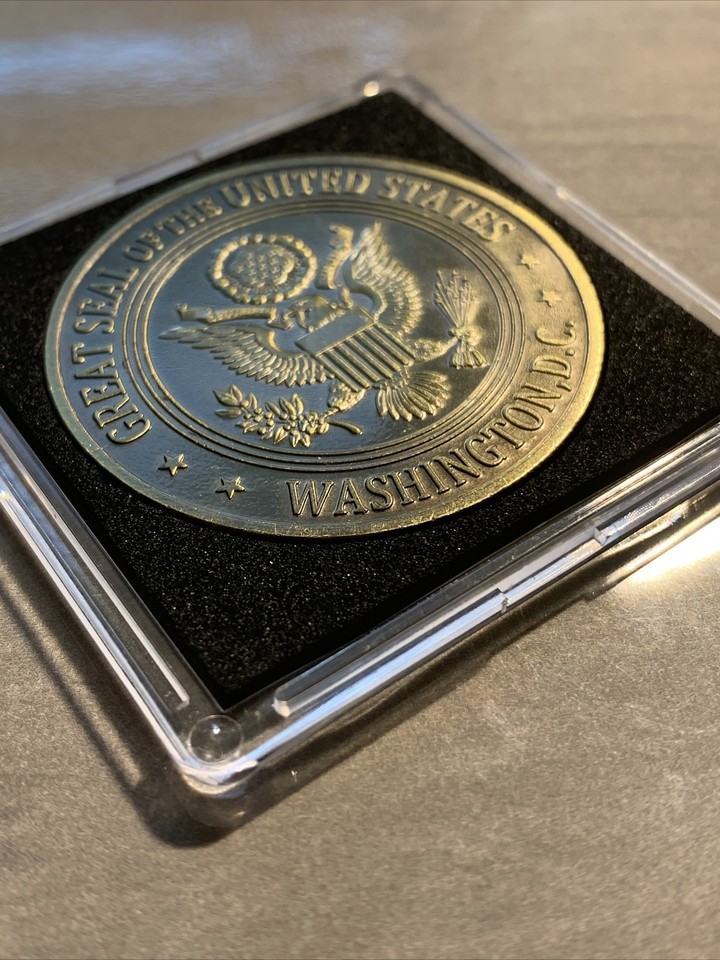 DEPARTMENT OF STATE-US Diplomatic Security Service Bronze Plated ...