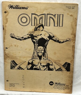ORIGINAL-WILLIAMS-OMNI-INSTALLATION, OPERATIONS & ADJUSTMENTS MANUAL | eBay