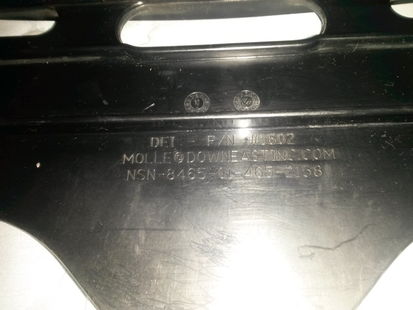 VGC US Military MOLLE II Black Field Pack Rucksack Frame NSN 8465-01 ...