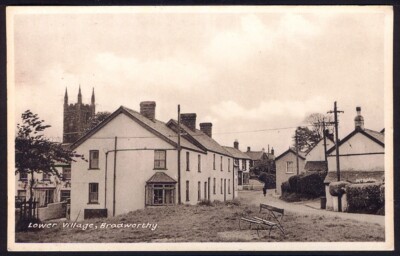 Lower Village, Bradworthy, Devon. Vintage Postcard. Free UK Postage | eBay