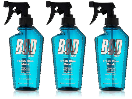BOD Man Fresh Blue Musk Body Spray 8 Ounces (Pack of 3) 7445006288251| eBay