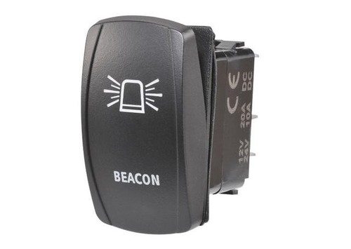 Narva Rocker Switch Beacon 12/24V Amber LED 63234BL | eBay Australia