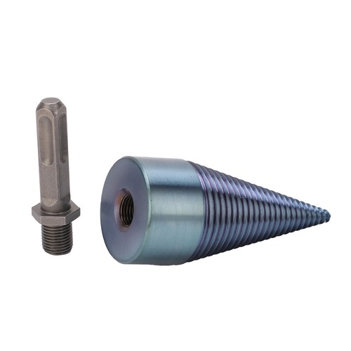 Firewood Split Drill Bit Titanium Treatment Drill Screw Cone For Wood ...