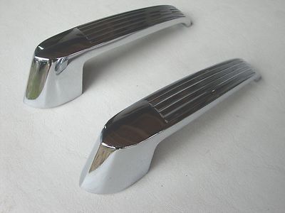 56 1956 FORD TRUCK F100 F250 INSIDE CHROME DOOR PULL HANDLES NEW * | eBay