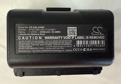 Zebra Battery QLN220 QLN320 ZQ510 ZQ520 ZQ500 ZR628 ZR638 ZQ610 ZQ62 | eBay
