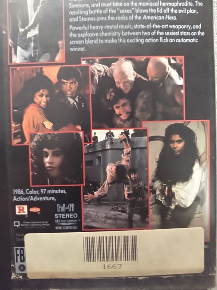 Never Too Young To Die (VHS 1986) CHARTER John Stamos, Vanity, Gene ...