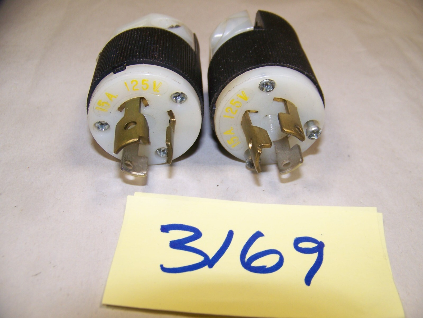 HUBBELL HBL4720C INDUSTRIAL TWIST LOCK PLUG, LOT OF 2 EA (ITEM #3169 ...