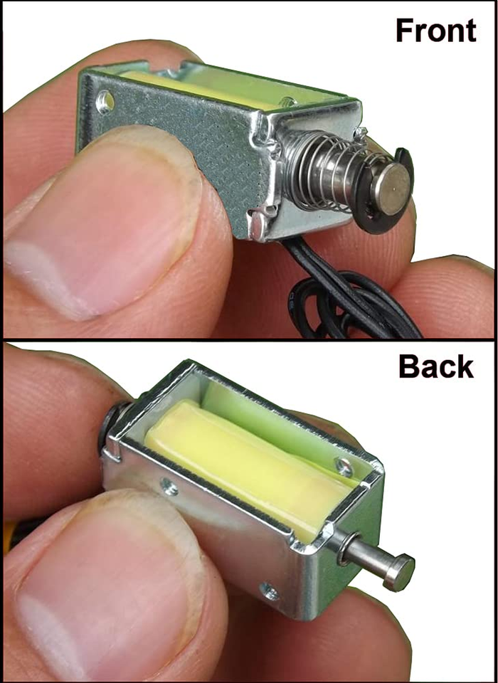 5PCS DC 12V 4Mm Stroke Mini Push Pull Type Solenoid Actuator Micro DC ...