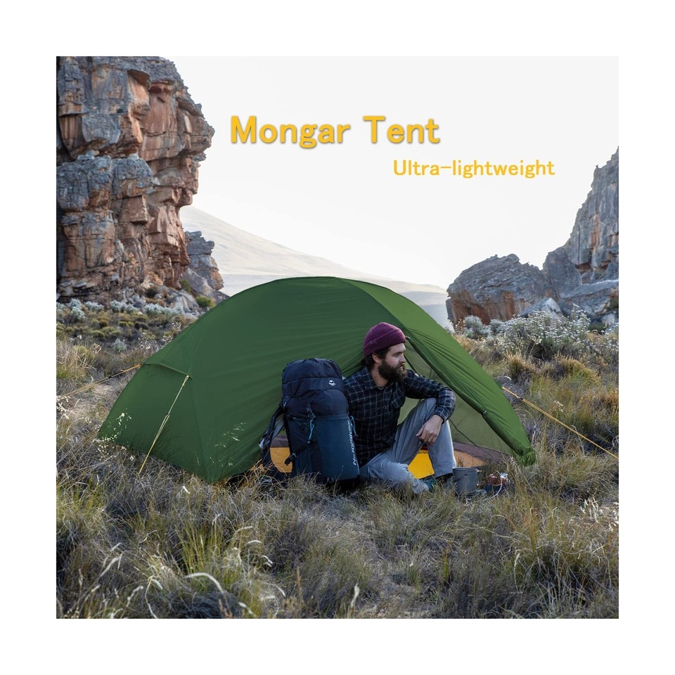 Naturehike Mongar 2 Person Backpacking Tent 3 Season Camping Ultralight ...