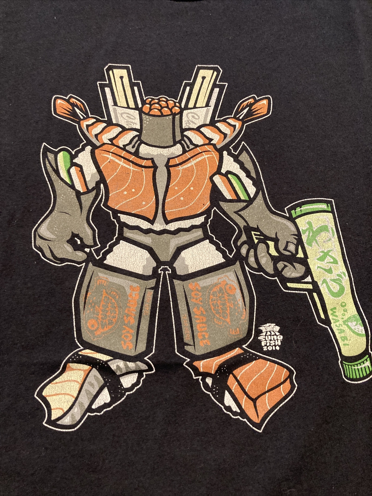 Rare - Sumo Fish - Sushi Robot - Samurai - 2014 Black… - Gem