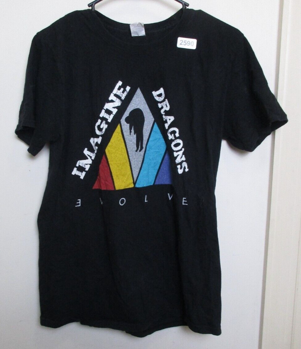 Gildan Black Imagine Dragons Evolve Graphic Short Sle… - Gem