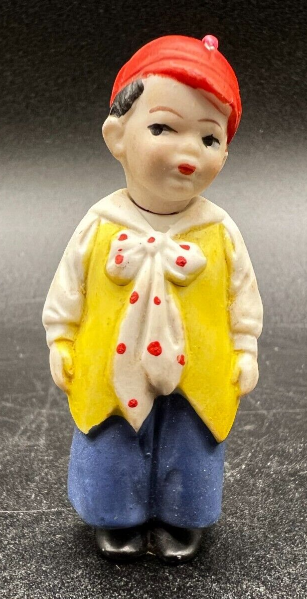 Vintage German Bisque Hertwig & Co. 2 1/2" Our Gang-Wheezer Nodder | eBay