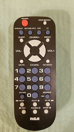 RCA 3-Device Palm-Sized Universal Remote Control, Free shipping | eBay