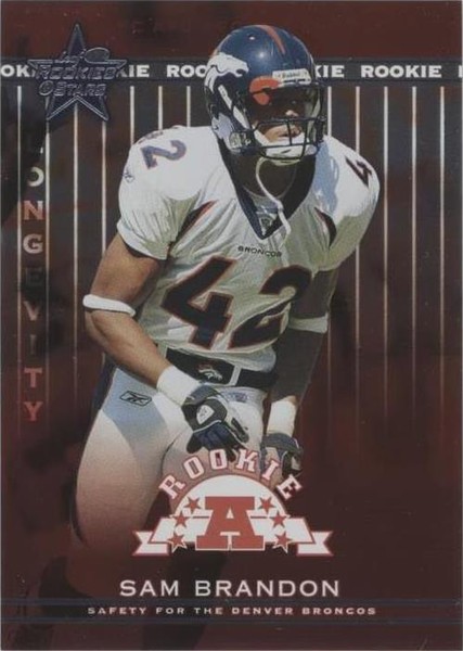 2002 Leaf Rookies & Stars - Longevity #248 Sam Brandon /50 (RC) for ...