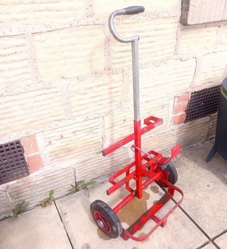 Genuine BOC 2 Gas Bottles Trolley - Heavy Duty - Welding - Twin ...