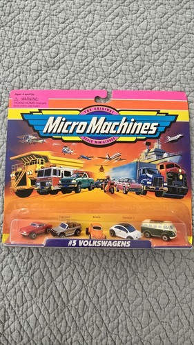 MICRO MACHINES #5 VOLKSWAGEN Concept 1,Beetles, Cabriolet, Microbus ...