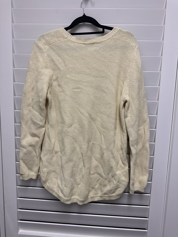 Witchery Yellow Wool Cotton Cashmere Knit Top Jumper size M Excellent ...