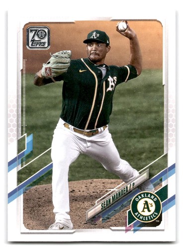 Sean Manaea 2021 Topps Baseball #51 Oakland Athletics | eBay