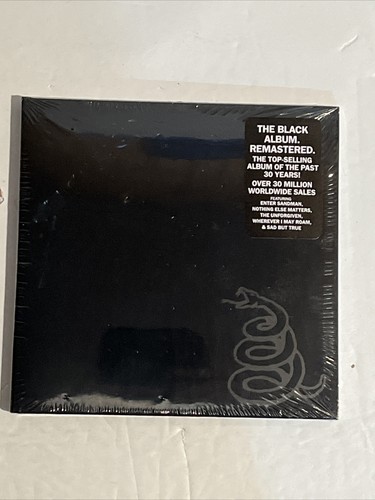 Metallica Black Album Remastered Brand New Original Packaging Free ...