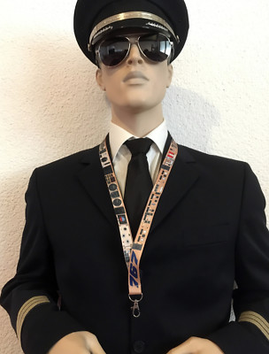 Lanyard Boeing 767 767-300 Cockpit Instruments Flight Deck Pattern for ...