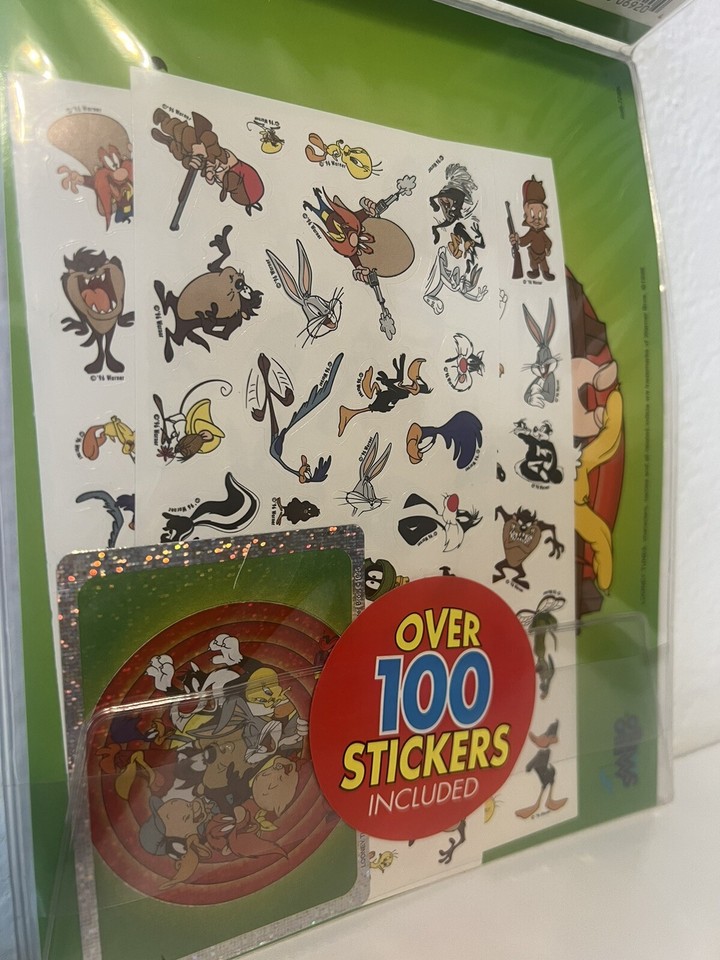 1996 Looney Tunes Sticker Book Warner Bros. Mello Smello Over 100 ...
