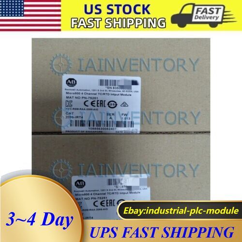 2085-IRT4 Micro800 Input Module Analog Thermocouple RTD | eBay