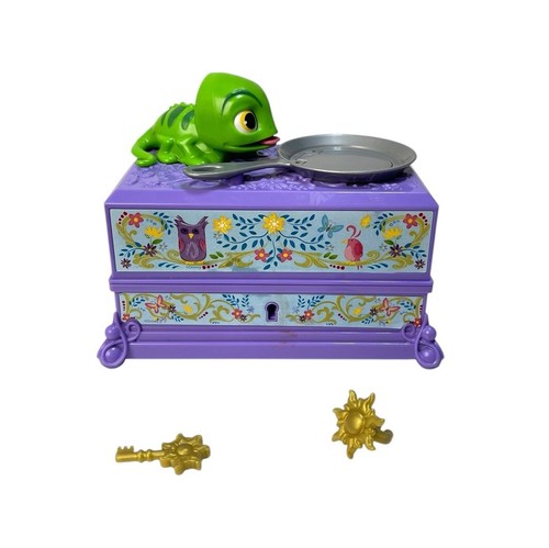Disney Tangled the series Pascal Purple Jewelry Box with Key & Ring ...