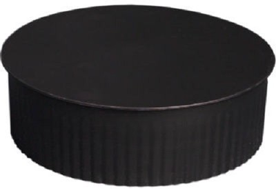 Imperial Mfg BM0153 8" Black Chimney Pipe Steel Clean Out Caps - 10 ...