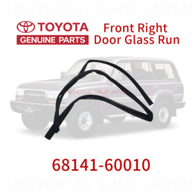 TOYOTA Land Cruiser RUN, FRONT DOOR GLASS, RH 68141-60010 OEM JDM Japan ...