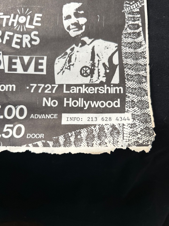 Original Punk Rock Flyer 1983 Dead Kennedys TSOL Butthole Surfers ...