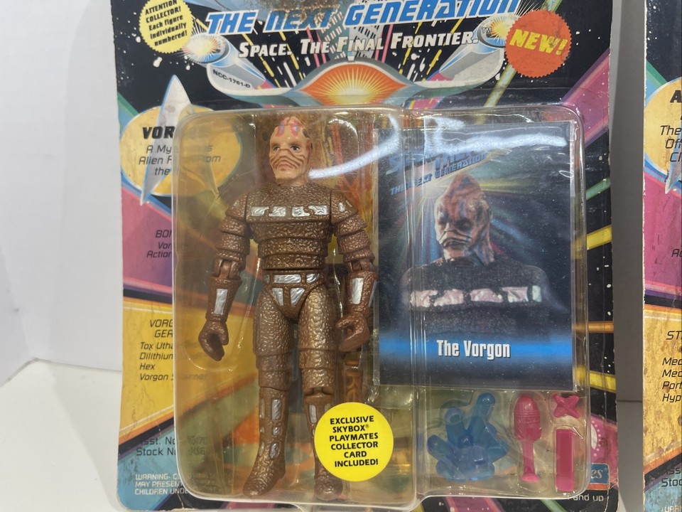 Lot Of 2 Star Trek Next Generation Figures The Vorgon And Admiral McCoy ...