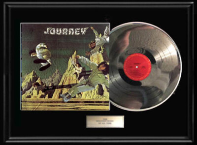JOURNEY SELF TITLED DEBUT ALBUM WHITE GOLD SILVER METALIZED VINYL ...