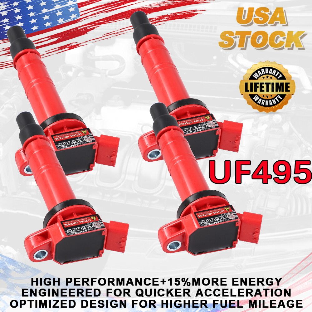 For 2003-2008 2009 Toyota 4Runner 4.0L V6 Ignition Coil 4pcs 90919 ...