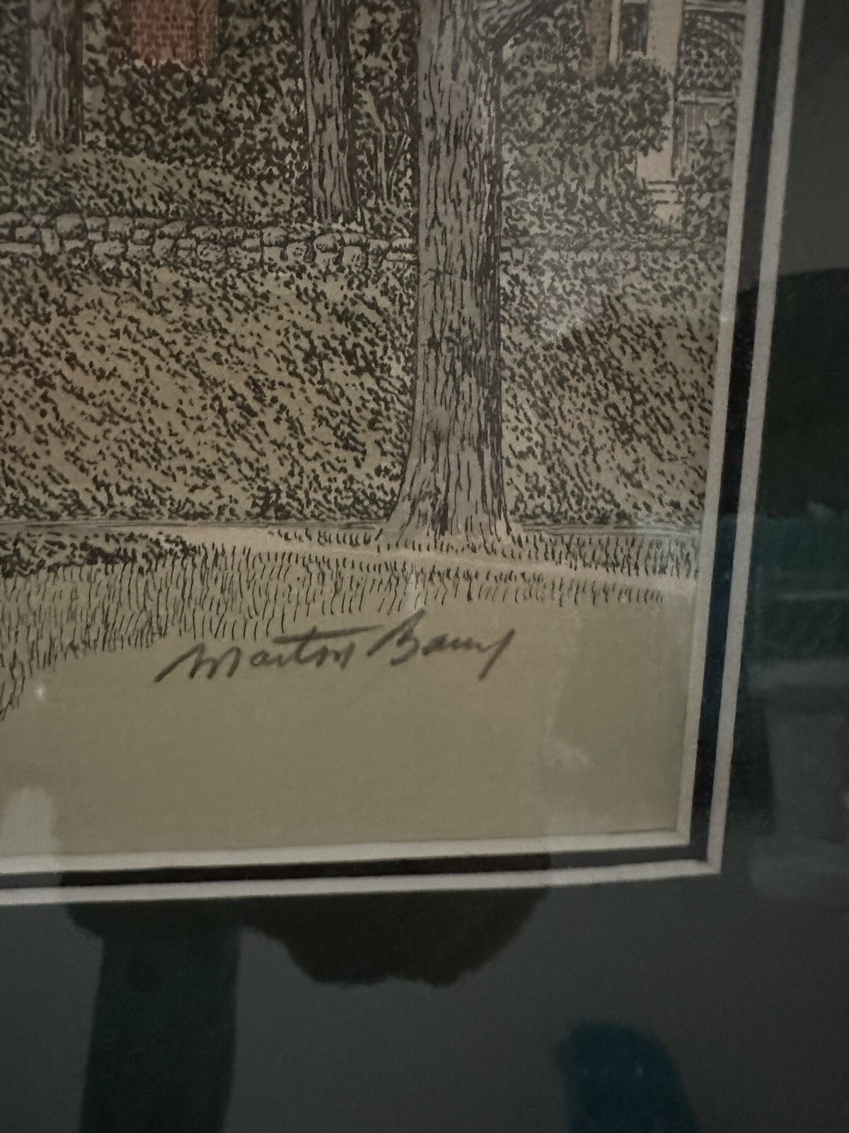 Signed Martin Barry Lithograph Of Georgia Tech Rare | eBay