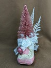 Vintage Baby Shoe & Sugar Bell Christmas Decor handmade with a Pink ...