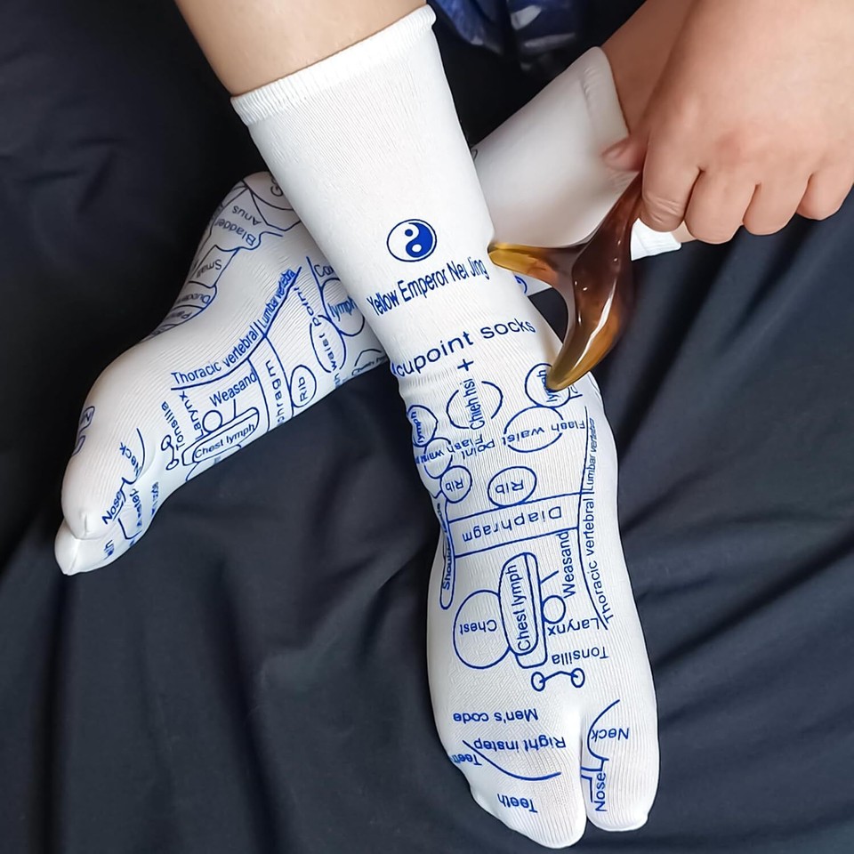 Acupuncture Reflexology Socks Acupressure Reflexology Sock For Men ...