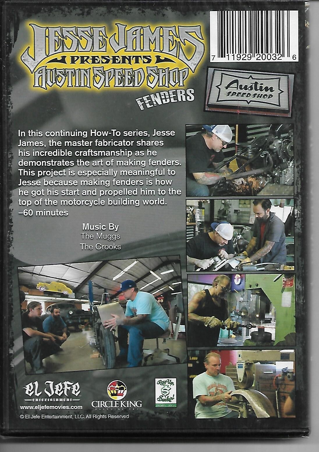 Jesse James Presents Austin Speed Shop - Fenders DVD 1294e for sale ...