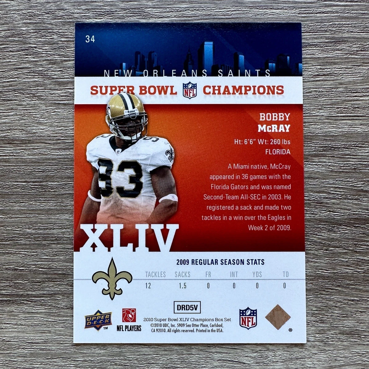 Bobby Mccray Nfl
