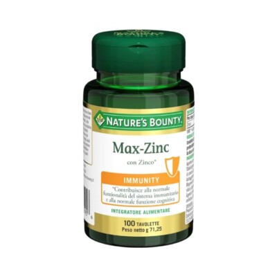 Nature s bounty Max Zinc - Immune Boost supplement 100 tablets | eBay