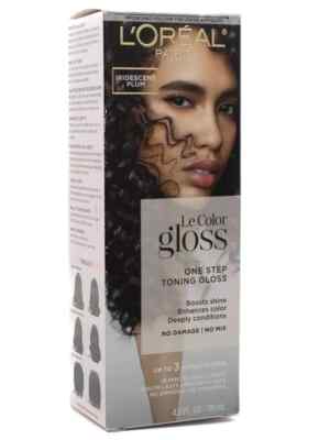 L'Oreal Le Color ONE STEP TONING GLOSS, Iridescent Plum, Up to 3 ...