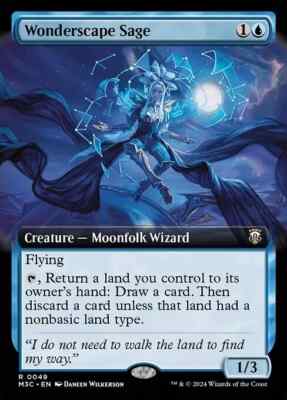 RIPPLE FOIL Wonderscape Sage (Extended Art) (Ripple Foil) - Commander ...